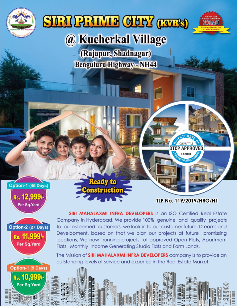 Siri Mahalaxmi Infra Developers – Siri Mahalaxmi Infra Developers